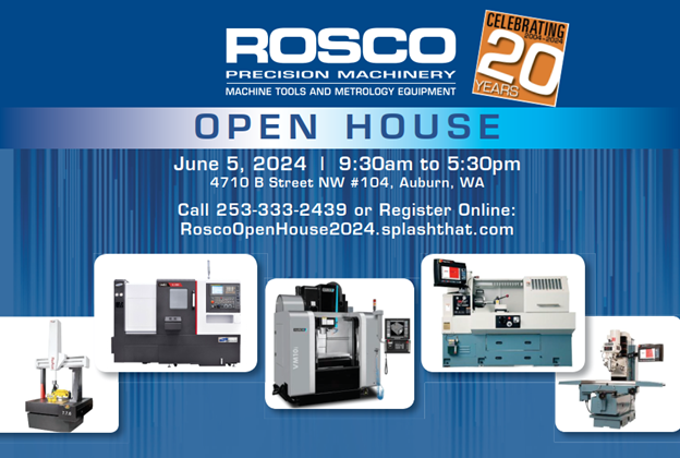 Tool Room, Mill, Lathe Sales in Seattle and Pacific Northwest